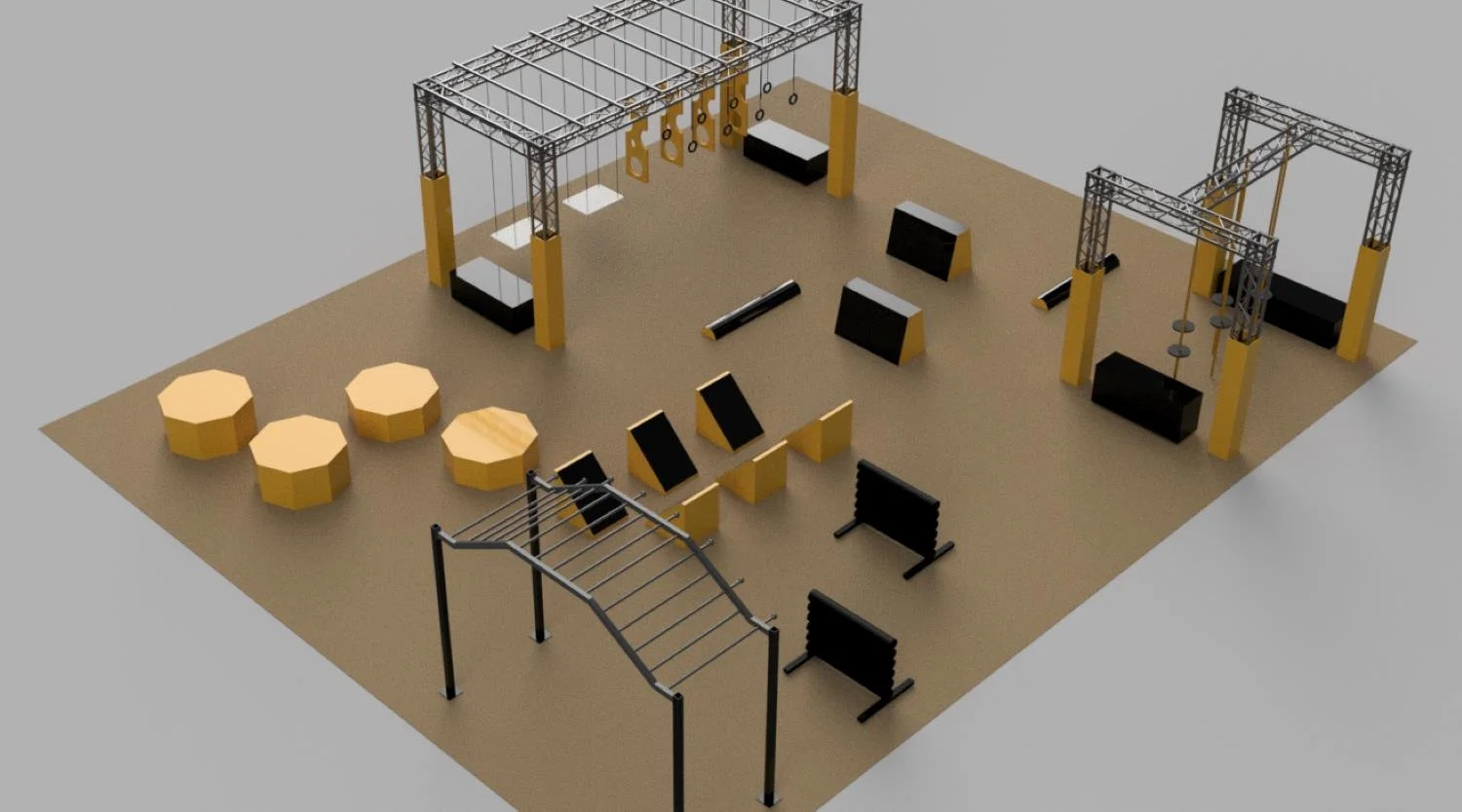 The Beginner Ninja Warrior Obstacle Course Package