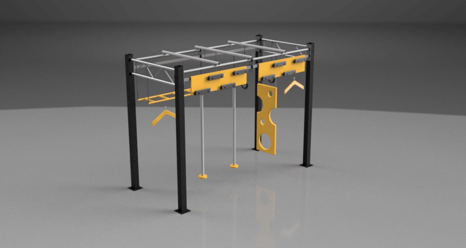The Junior Ninja Warrior Complete Obstacle Course