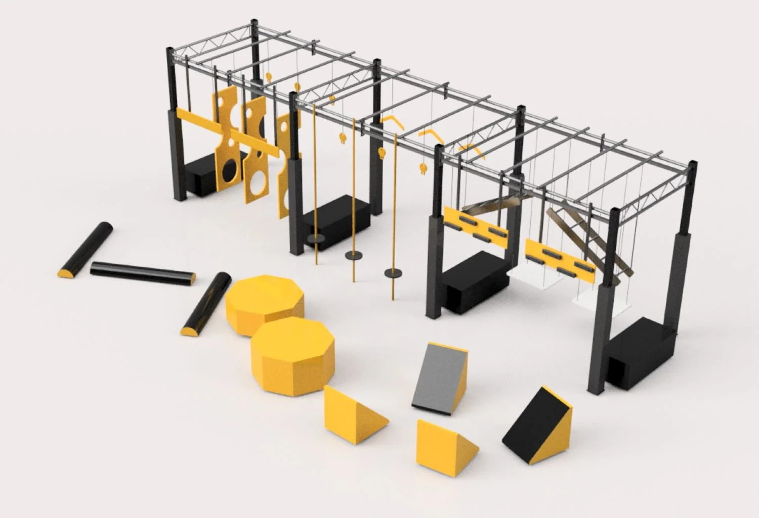 Ninja Warrior Manufacturing Obstacle Course Design Process