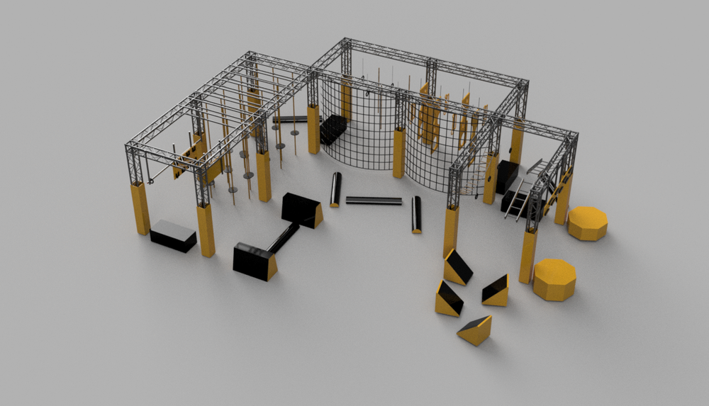 Ninja Warrior Manufacturing Obstacle Course Design Process