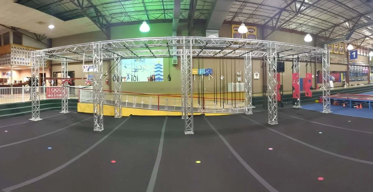 Parkour Obstacle Course Layout