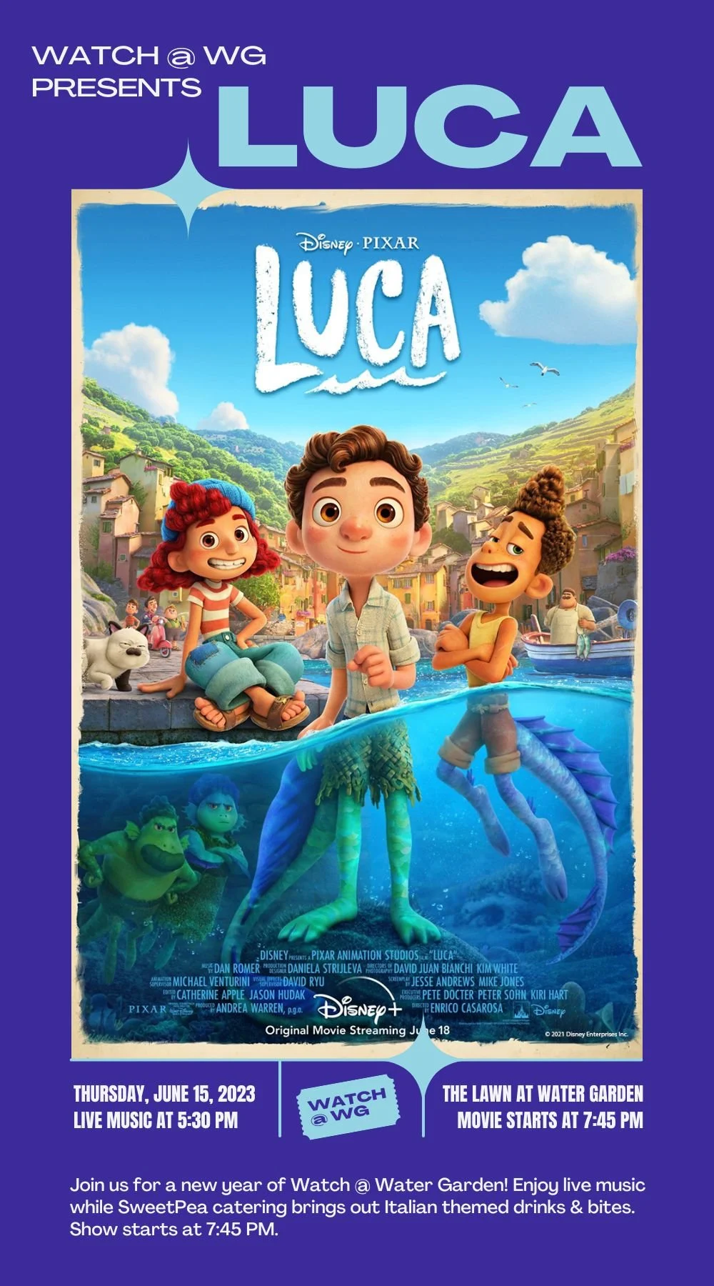 Watch @ WG: Luca — WATER GARDEN