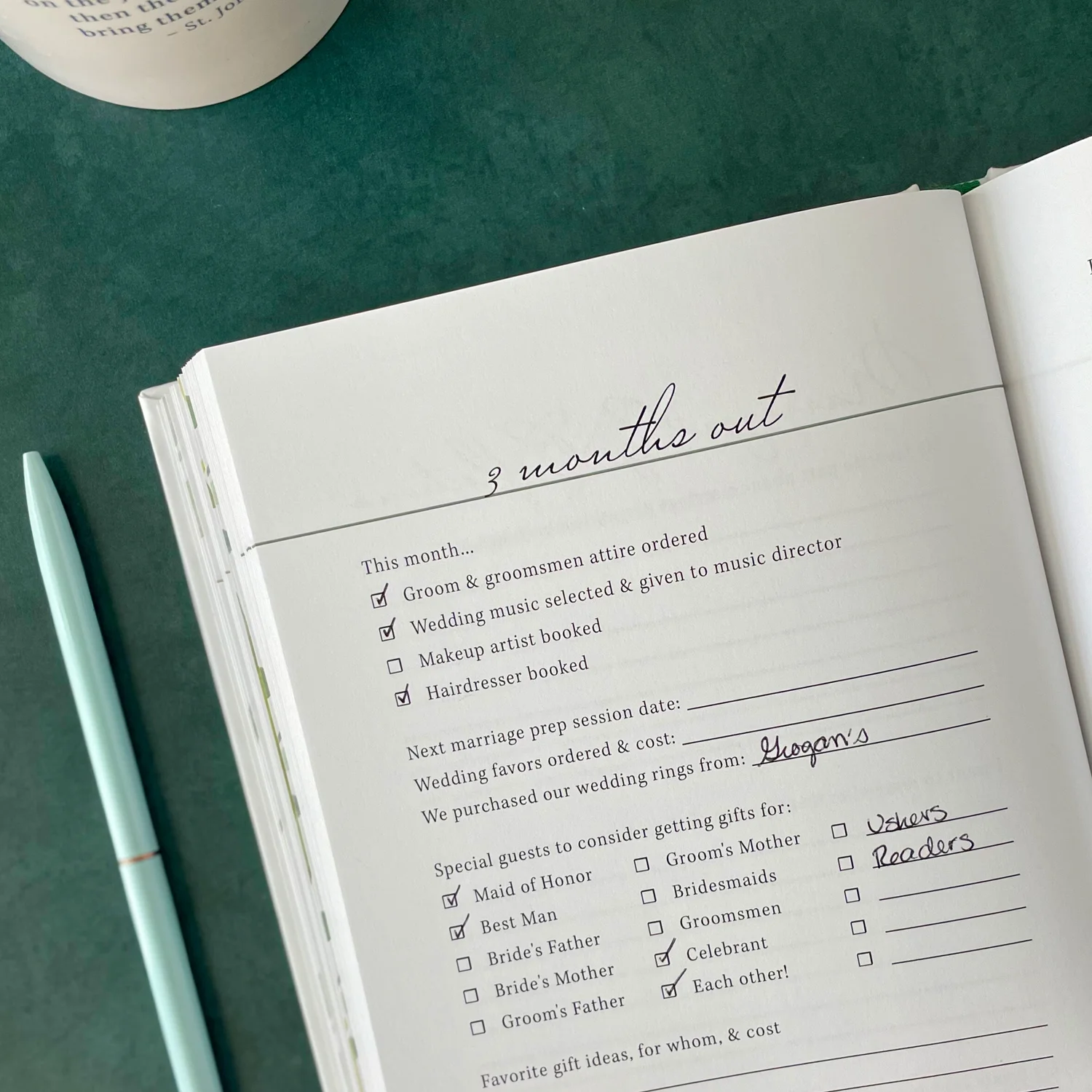 Our First Year of Marriage Journal | Covenant Co.