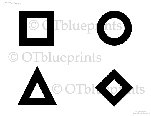 Basic Cutting Skills – Lines & Shape Templates — OTblueprints