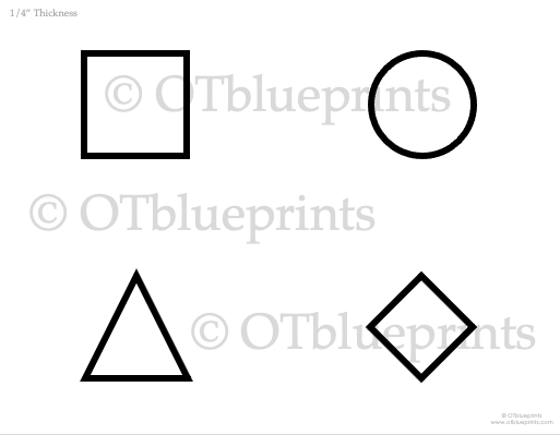 Basic Cutting Skills – Lines & Shape Templates — OTblueprints