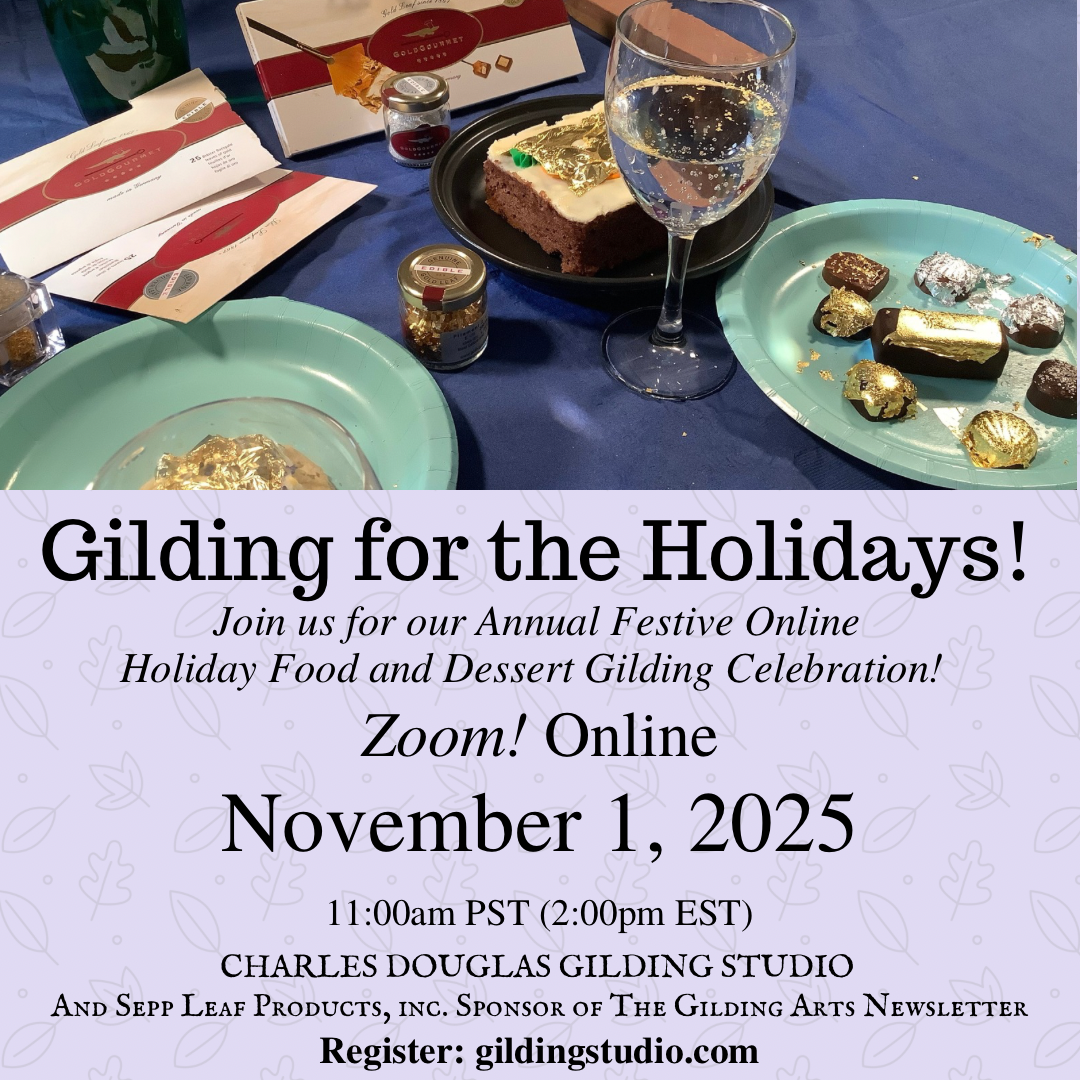 Gilding Classes — CHARLES DOUGLAS GILDING STUDIO