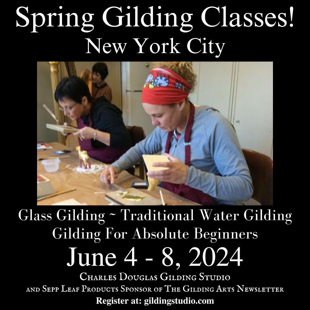 Gilding Classes — CHARLES DOUGLAS GILDING STUDIO