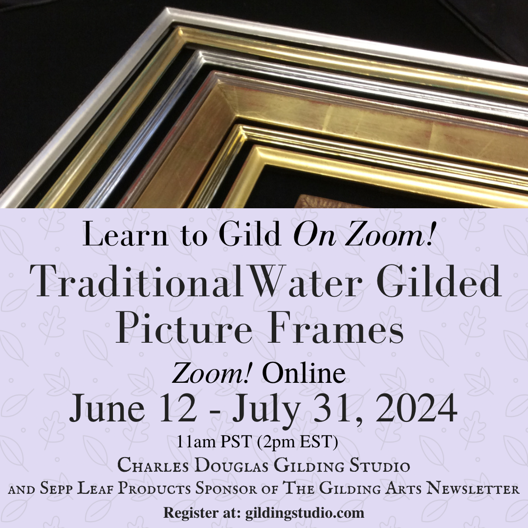 Gilding Classes — CHARLES DOUGLAS GILDING STUDIO