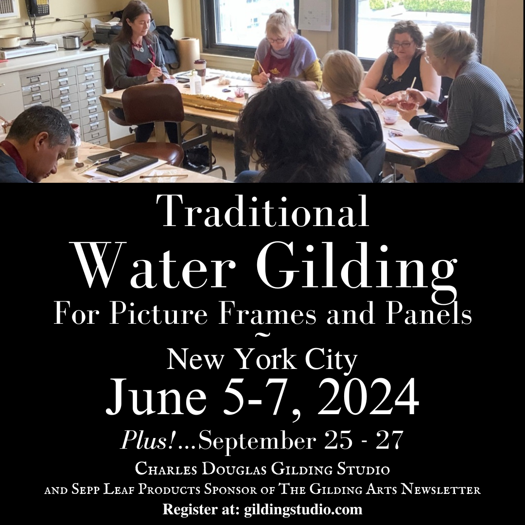 Gilding Classes — CHARLES DOUGLAS GILDING STUDIO