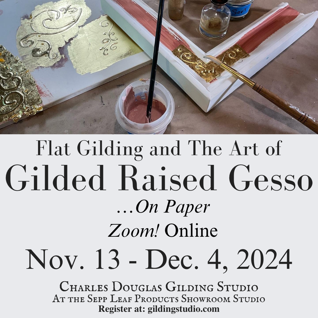 Gilding Classes — CHARLES DOUGLAS GILDING STUDIO