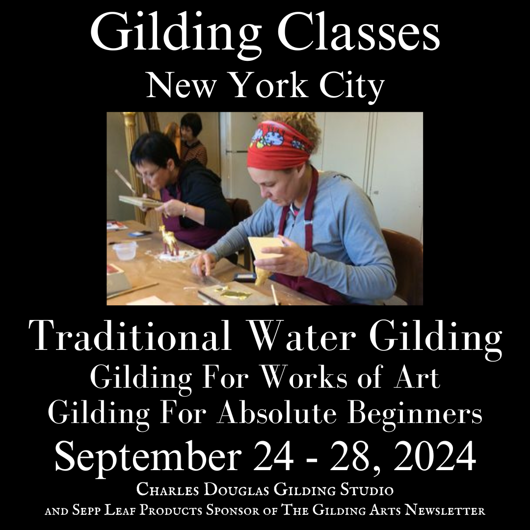 Gilding Classes — CHARLES DOUGLAS GILDING STUDIO
