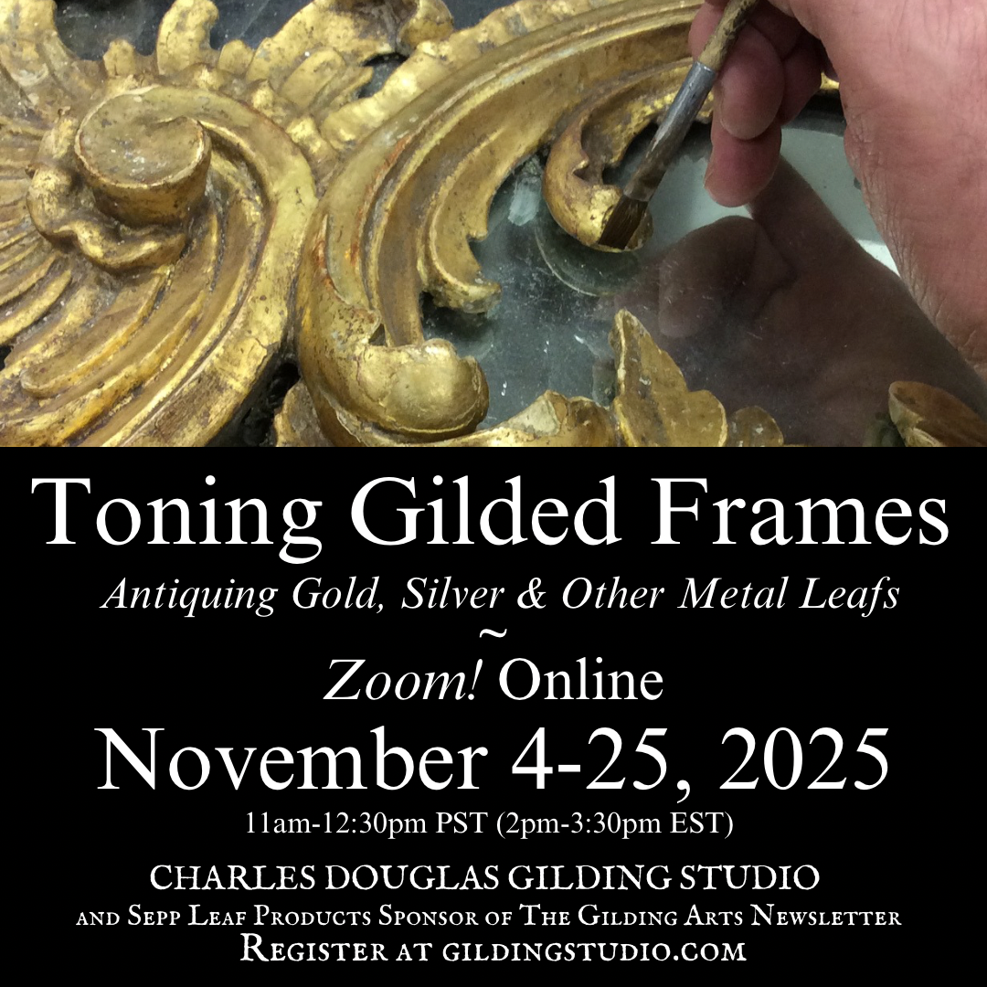 Gilding Classes — CHARLES DOUGLAS GILDING STUDIO