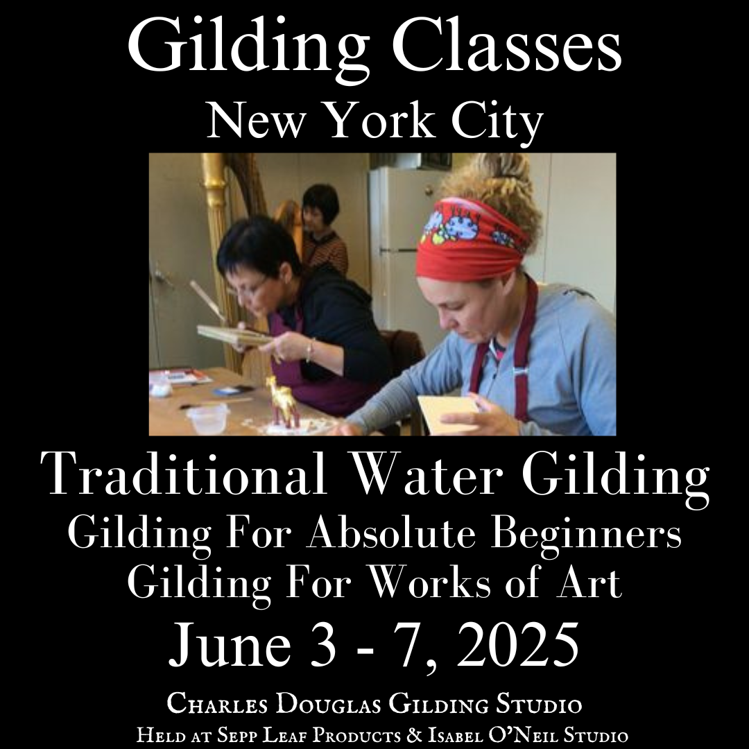 Gilding Classes — CHARLES DOUGLAS GILDING STUDIO