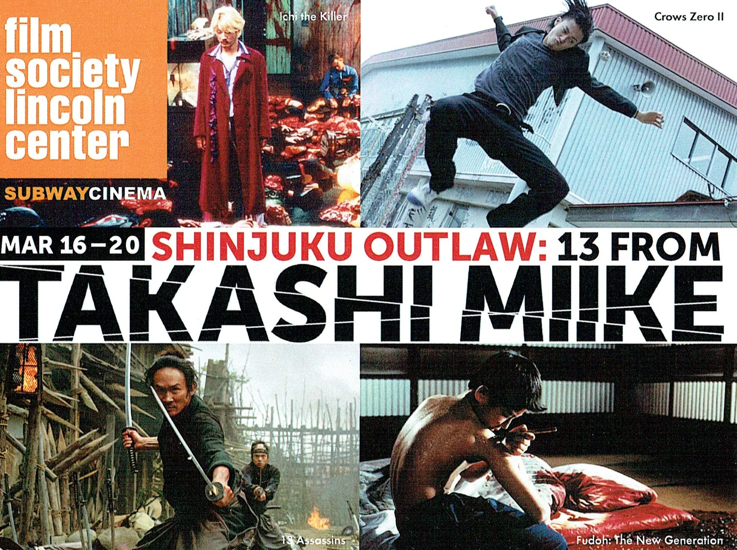 Shinjuku Outlaw: 13 From Takashi Miike — Subway Cinema