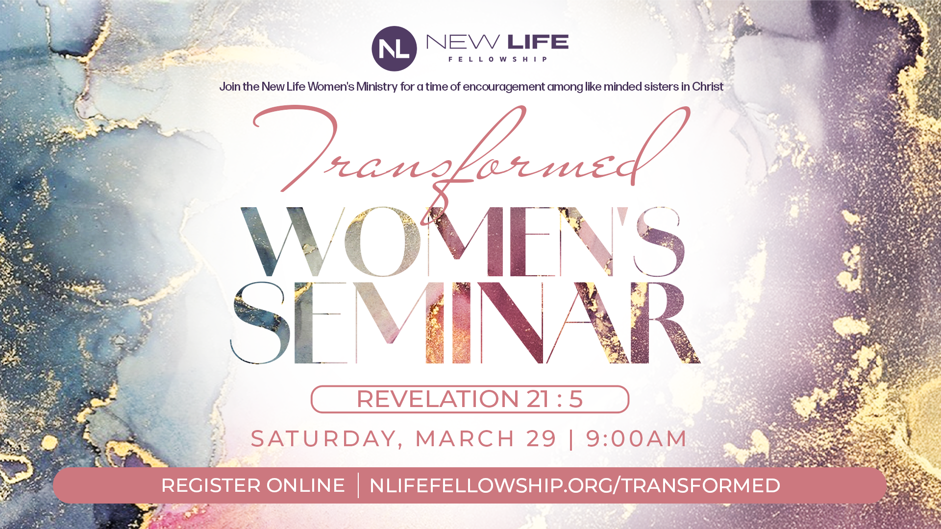 Transformed Women Seminar — New Life Fellowship