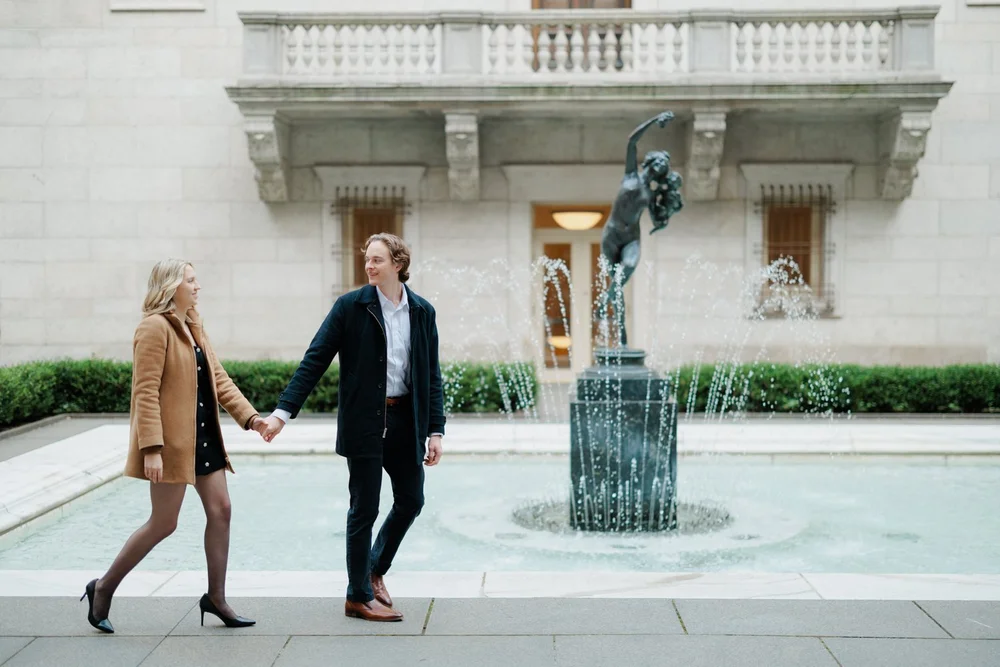 Boston Public Library Engagement Session — photos by annalee