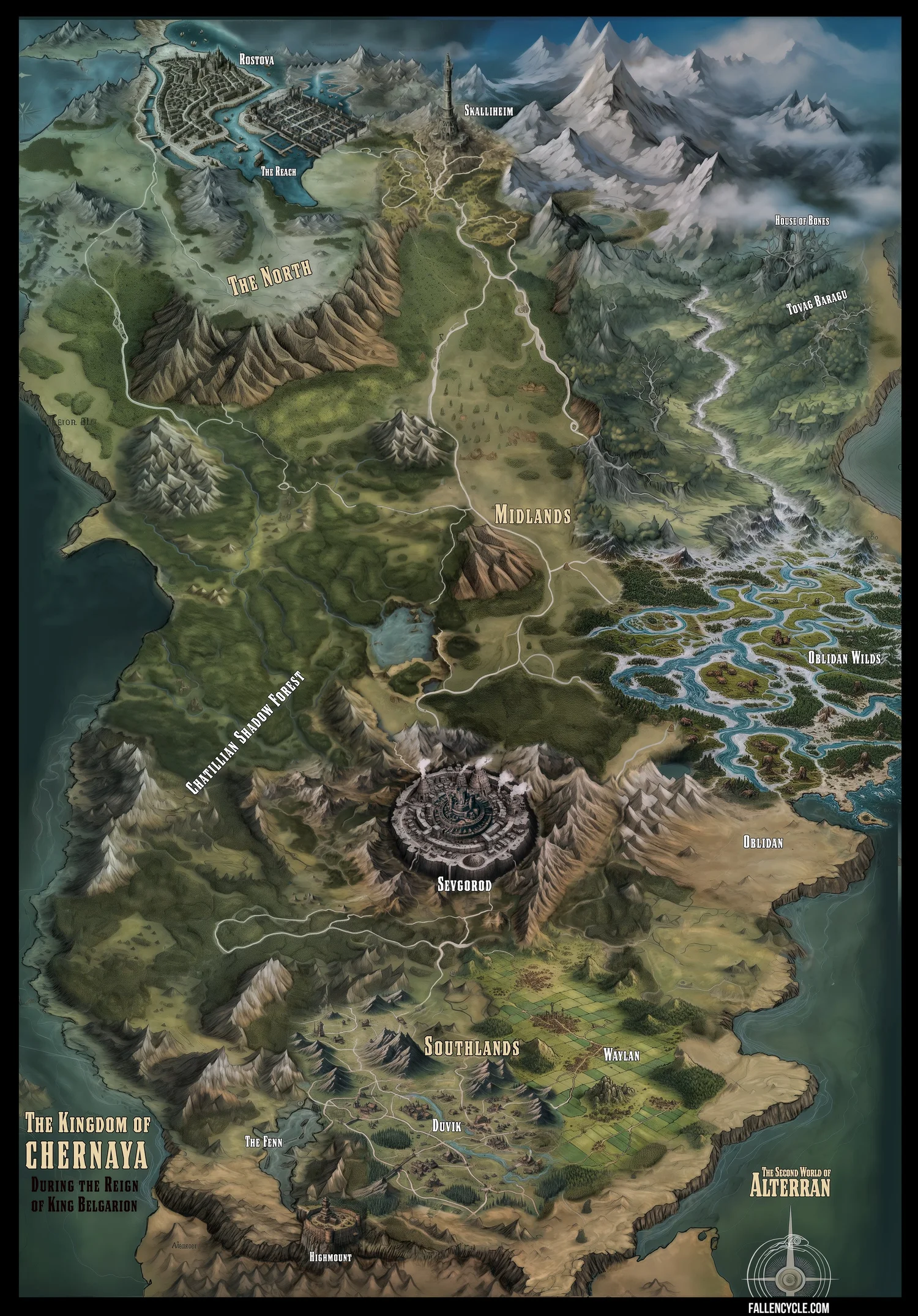 Player information for the upcoming Fallen Cycle RPG based in Alterran ...