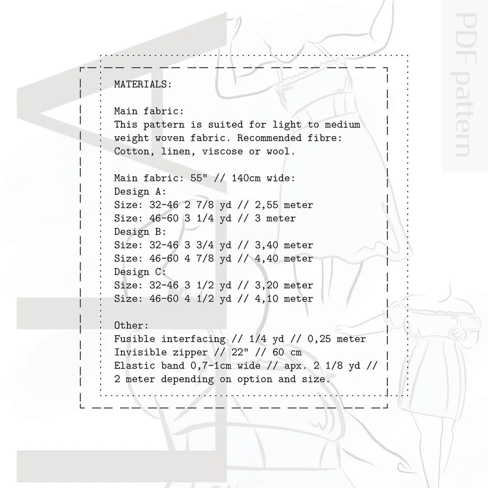 Ella Clothing Pattern For Costume