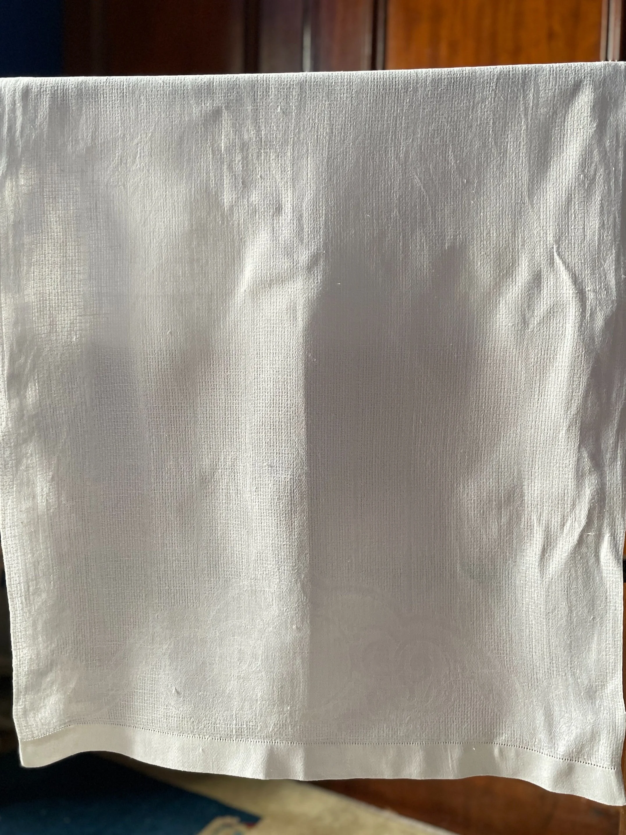 Vintage linen huckaback towel — Linen Person