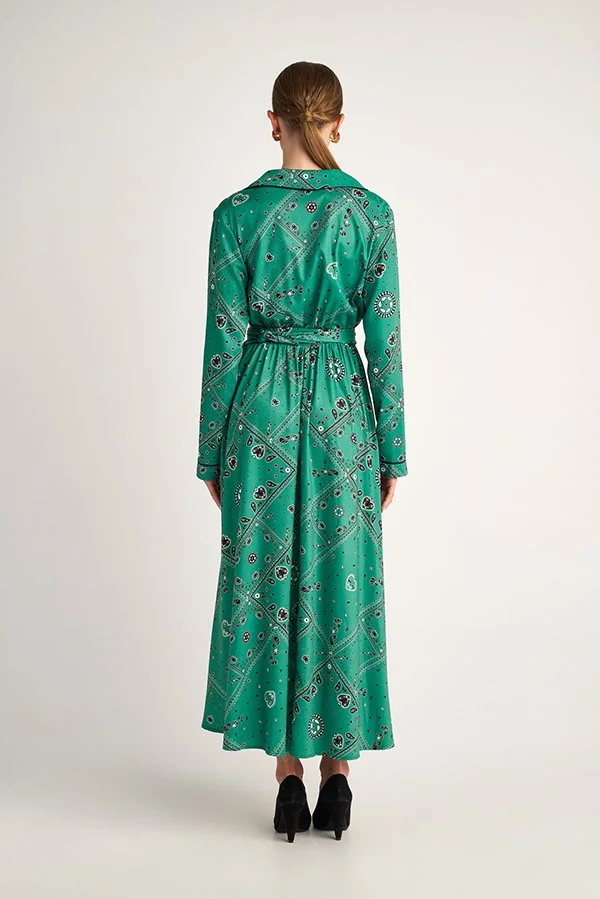 HEMITHEA Isabel dress (green) — Boho Fanatic