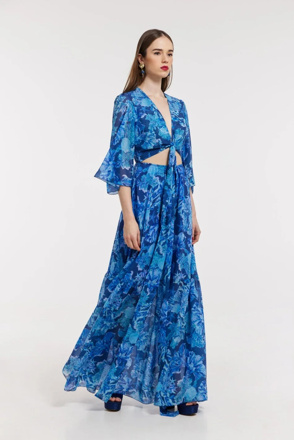 HEMITHEA Patmos Satin Dress (green) — Boho Fanatic