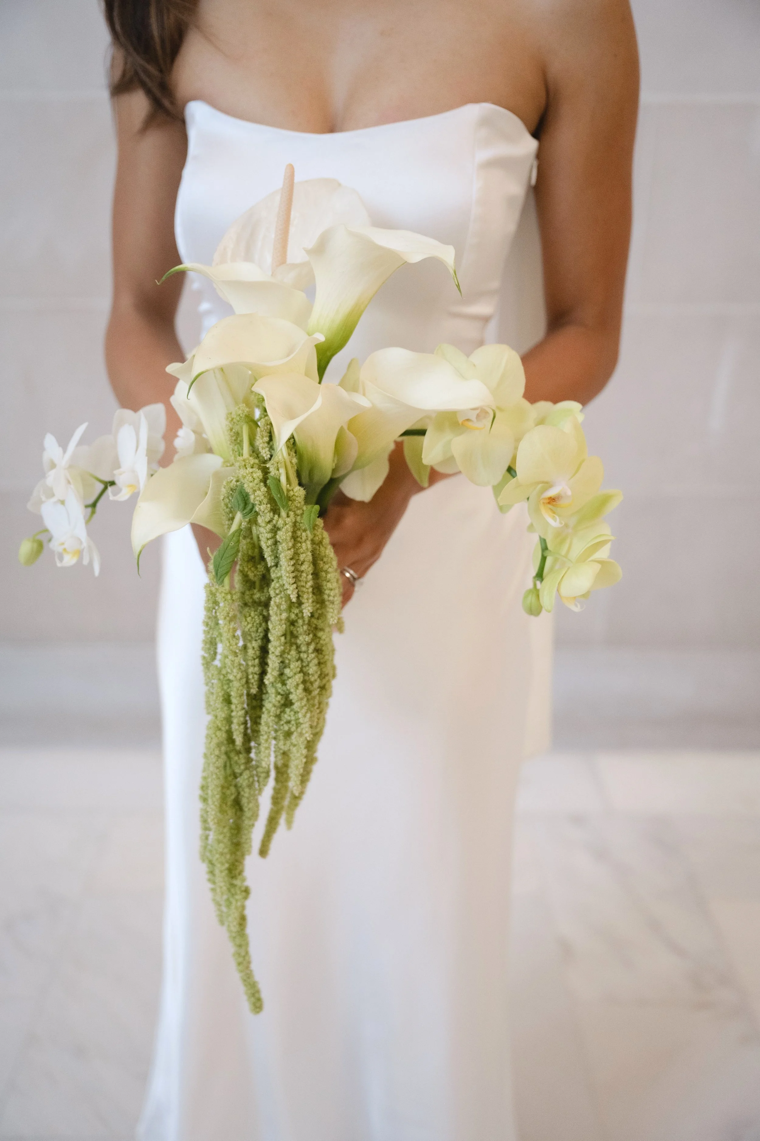 Modern Wedding Bouquet Trend: Calla Lilies & Amaranthus — Elizabeth Pishal
