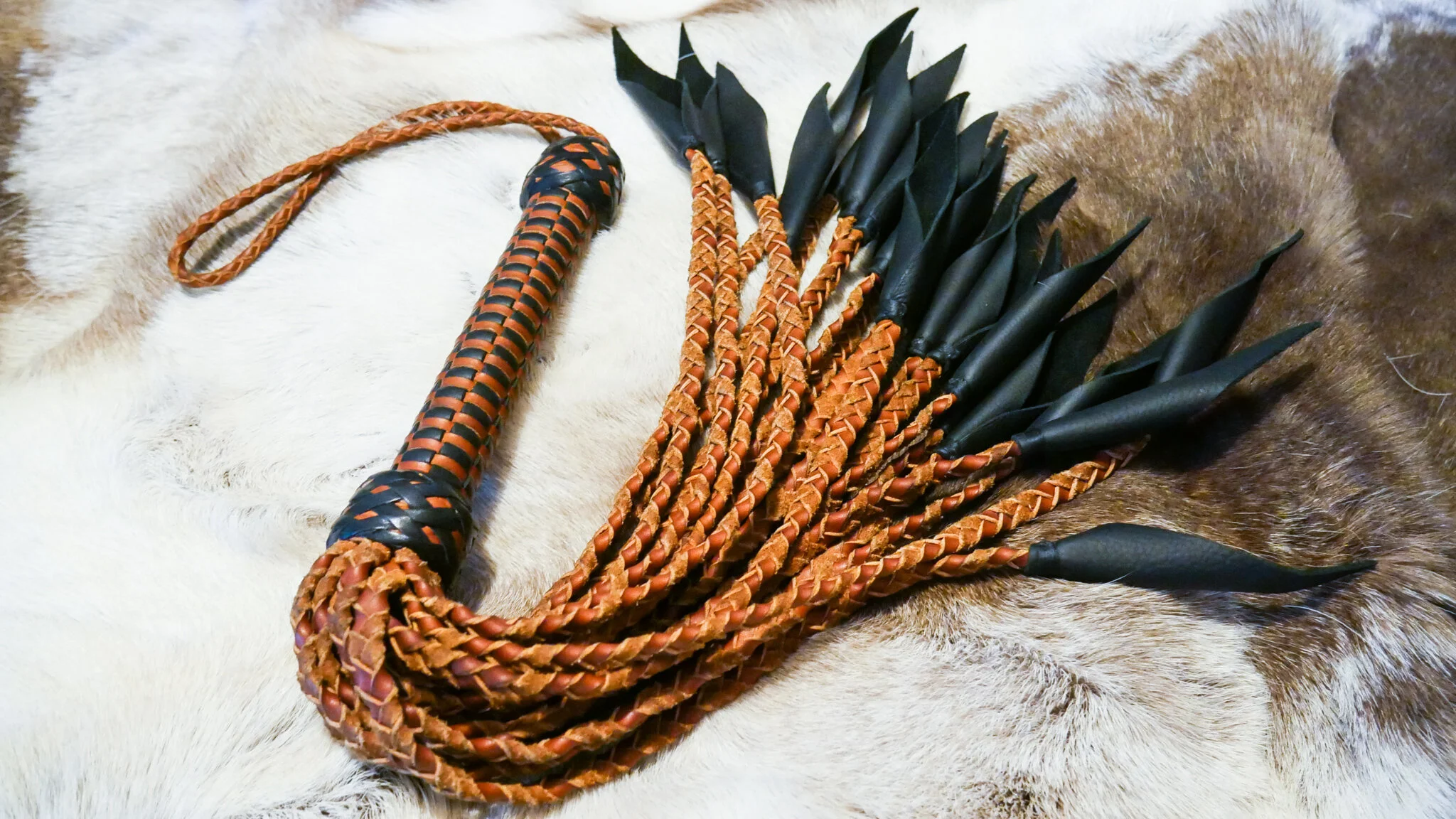 Custom Dragon Tongue Flogger — Unowned By Bear