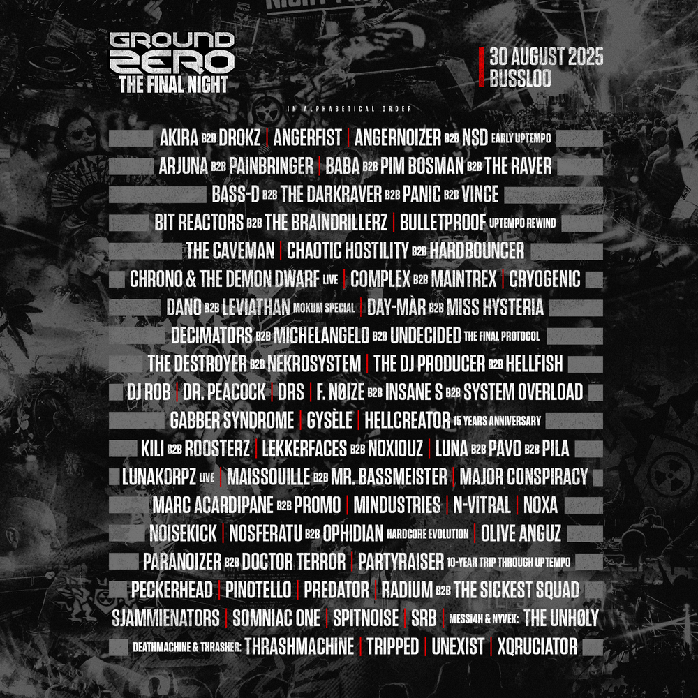 Line-up 2025 — Ground Zero Festival