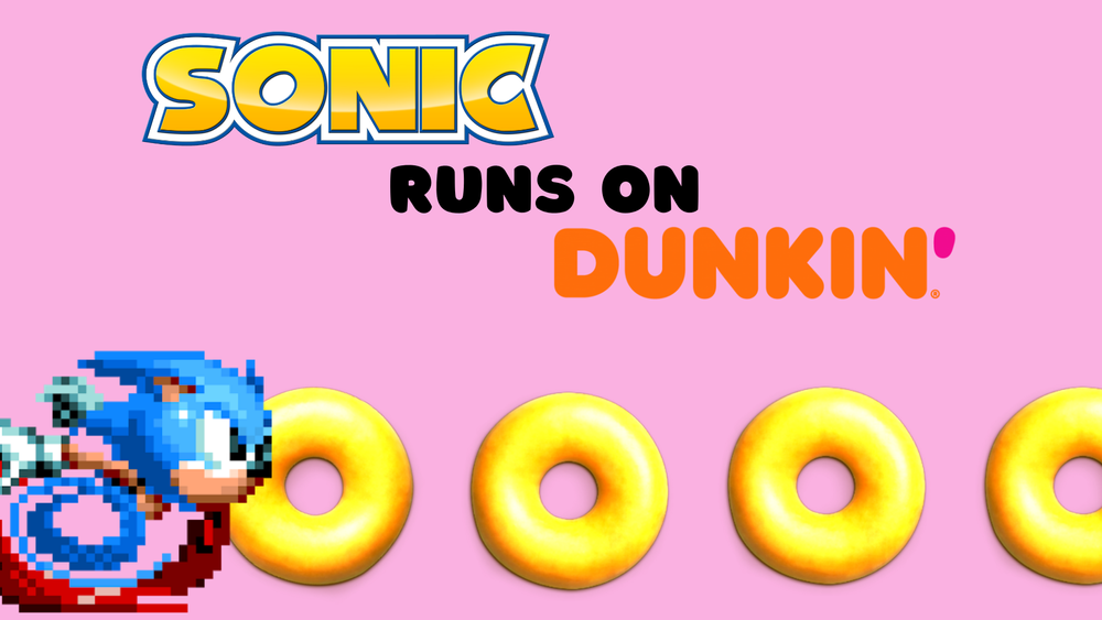 Dunkin' Donuts x Sonic the Hedgehog collaboration concept — WXY Studios