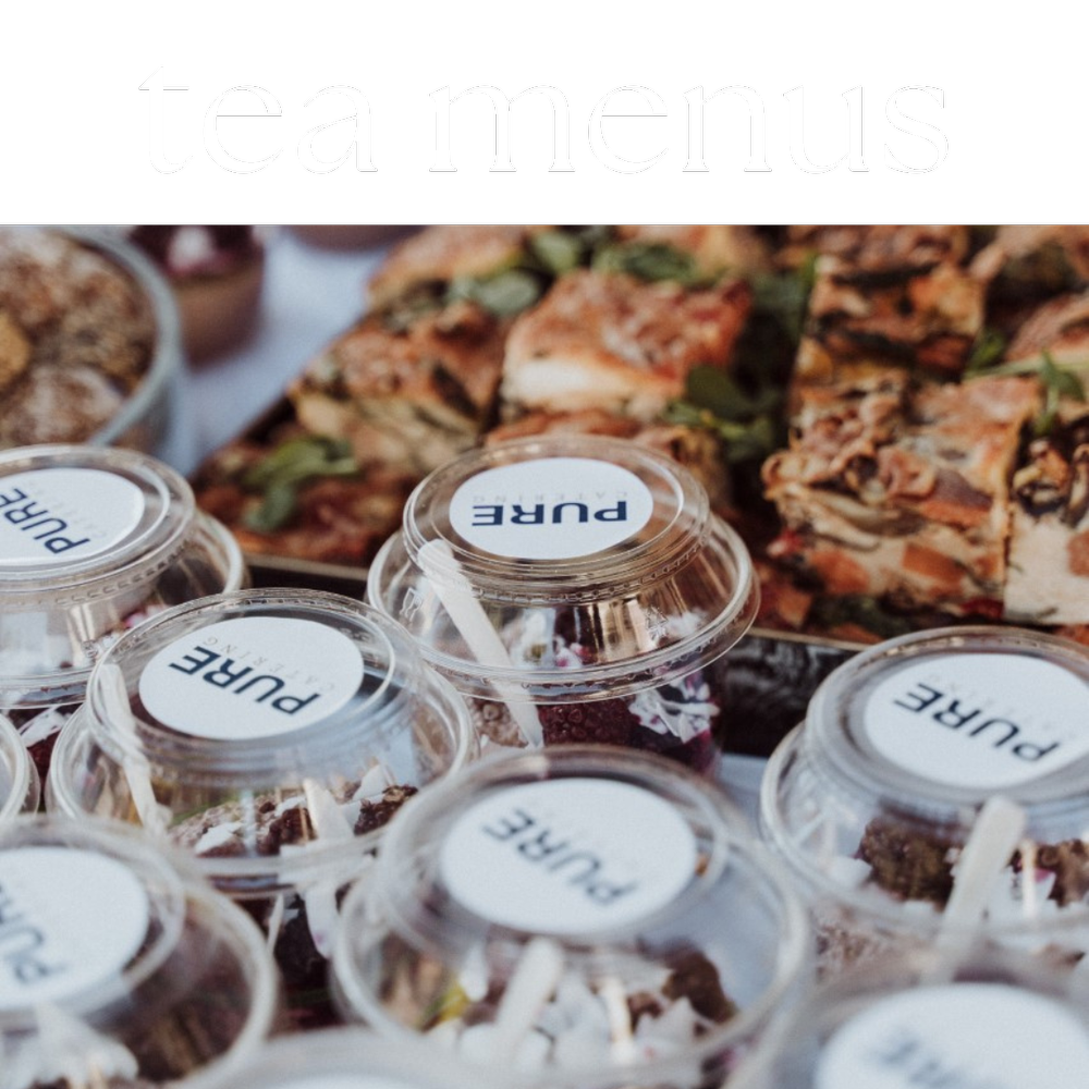 catering delivery menus — Pure Catering