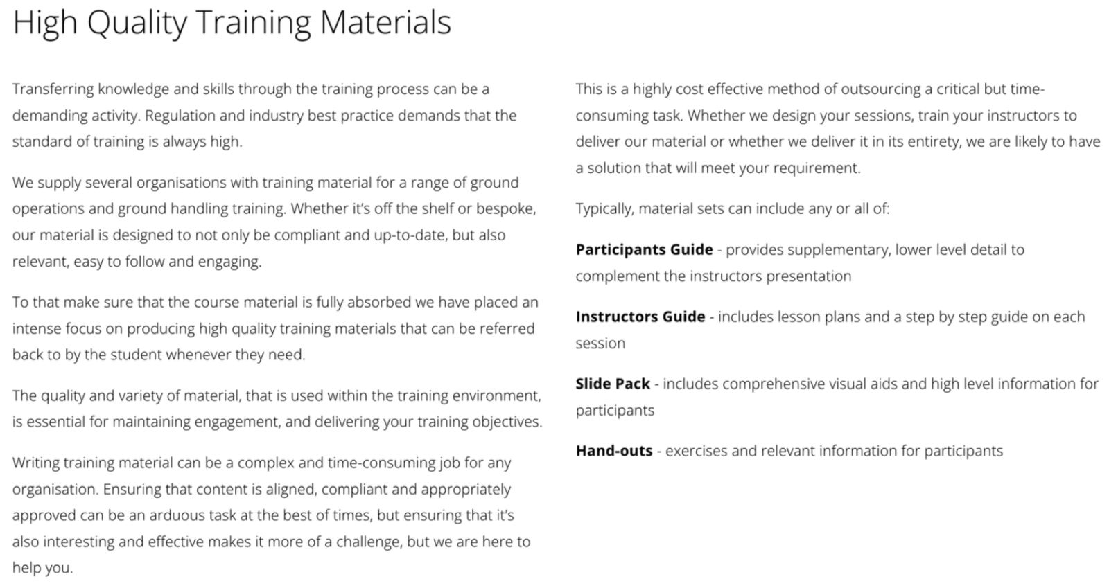 Audit Techniques For Ground Operations (ATfGO) Training Course — Miles ...