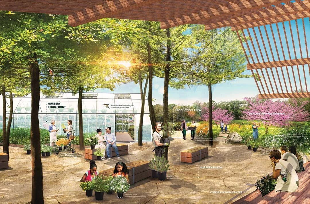 Urban Community Garden Rendering