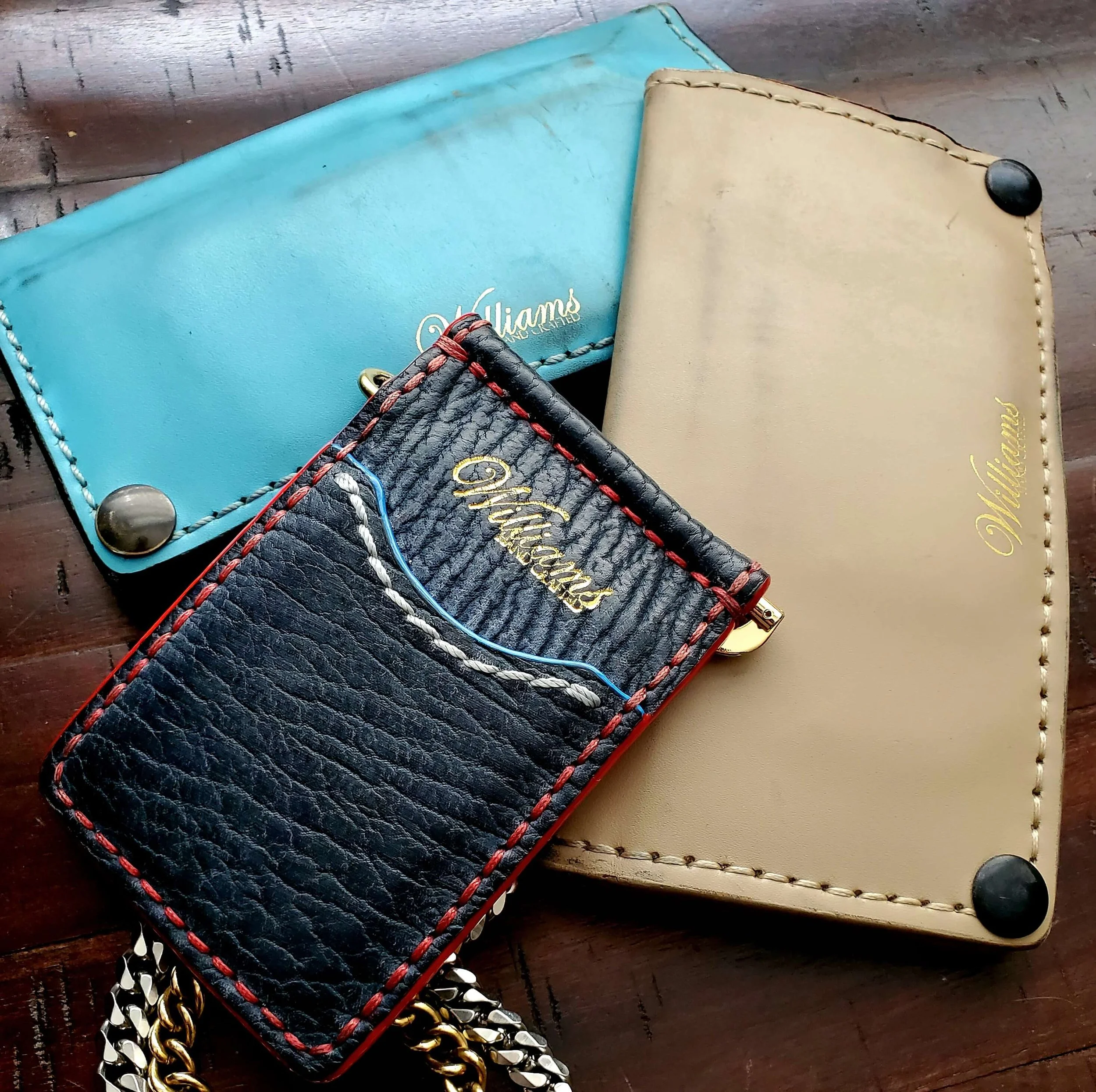 Bespoke leather wallets — Williams Handcrafted Co - Handmade leather ...