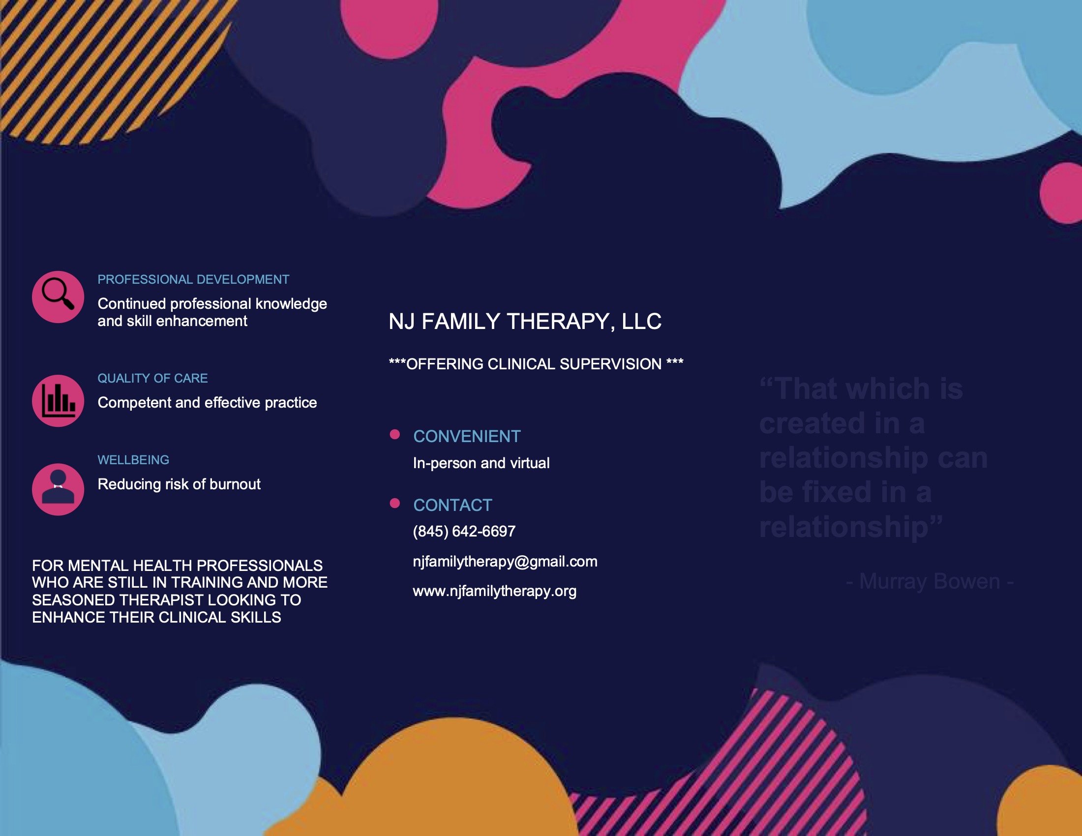 Supervision — NJAMFT