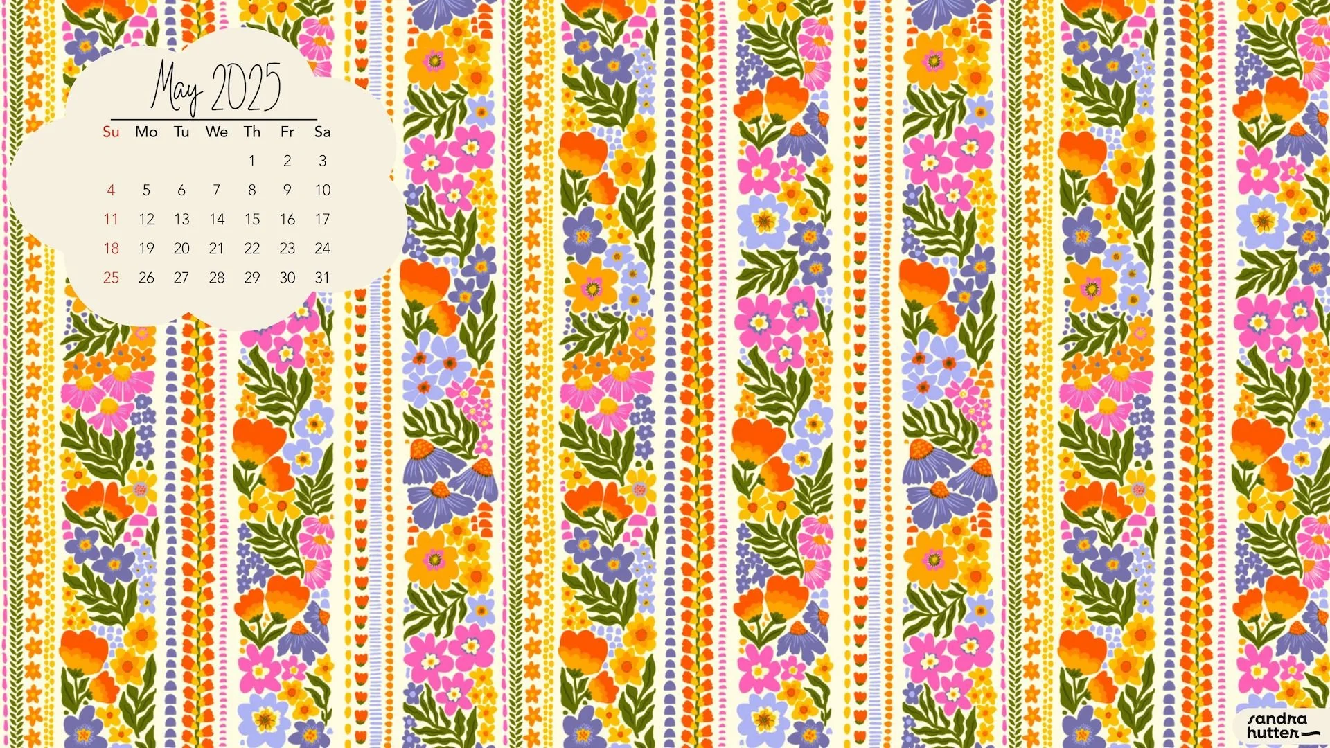 Free Zoom Background May 2025 | Sandra Hutter