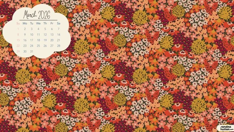 Free Zoom Background March 2026 | Sandra Hutter