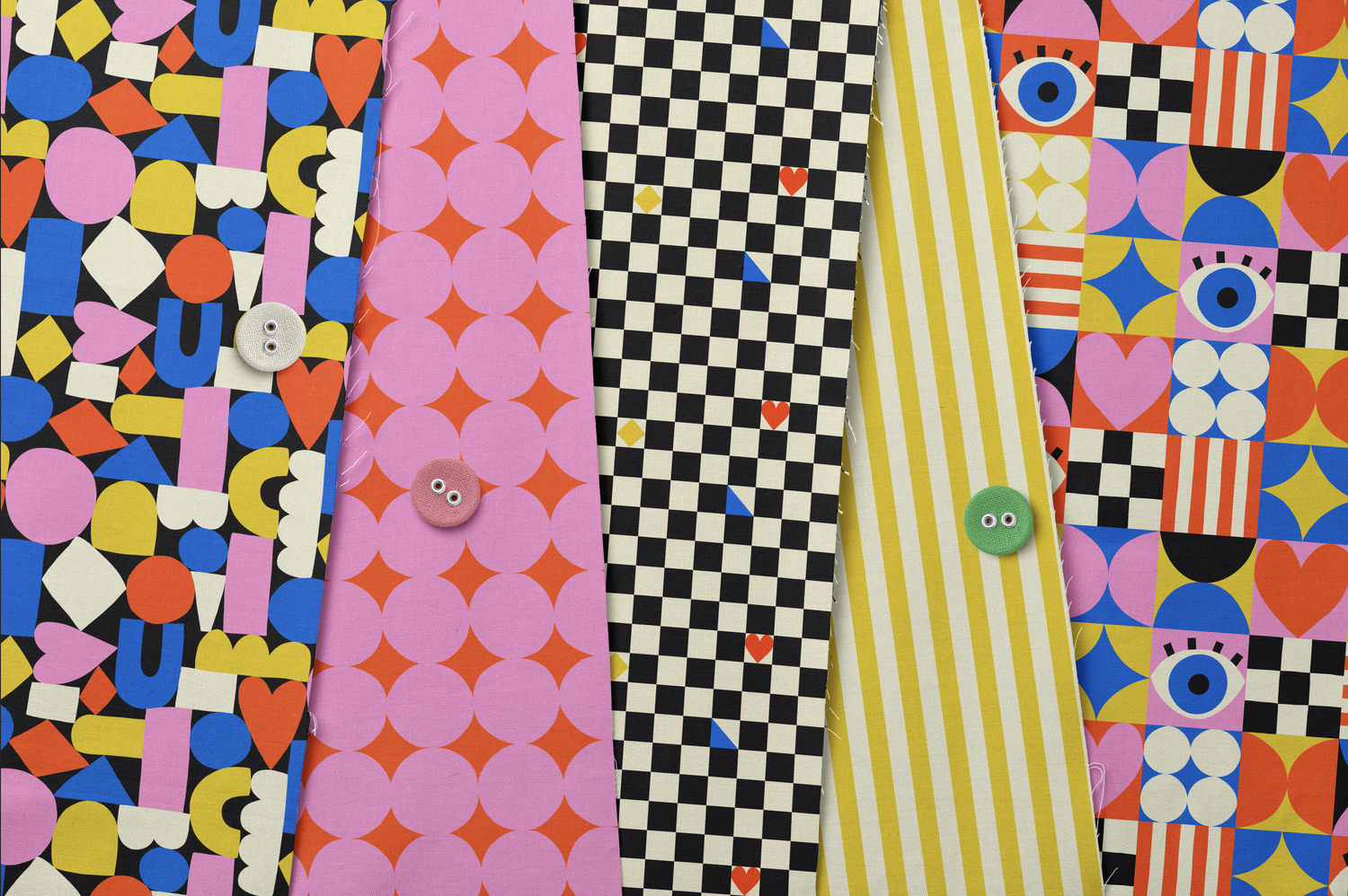 Pop Love Geometry Collection | Sandra Hutter Designs | Wallpaper ...