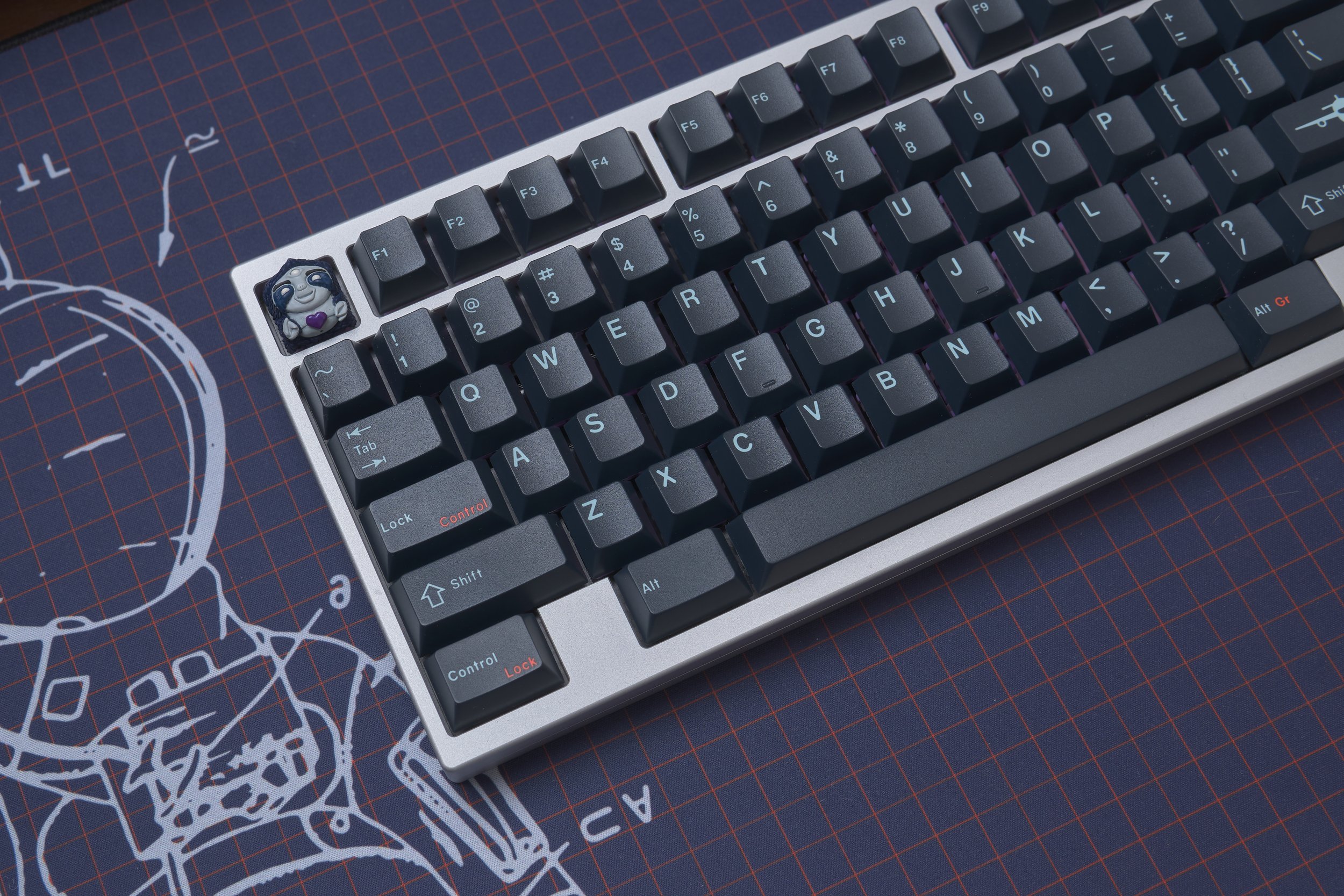 Tgr Jane V2 Me (silver Blue) — Lightning Keyboards