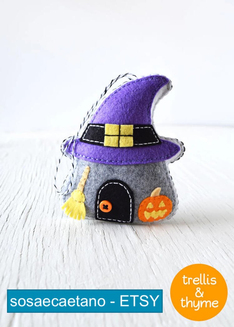 Hauntingly Beautiful: The Best DIY Felt Halloween Ornaments [Guide] | Fun Cloth Crafts - Felt ...