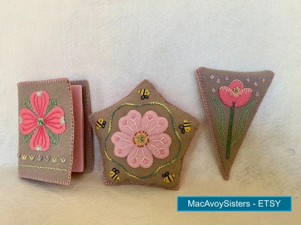 12 Lovely Felt Embroidery Patterns | Fun Cloth Crafts - Felt Craft Patterns
