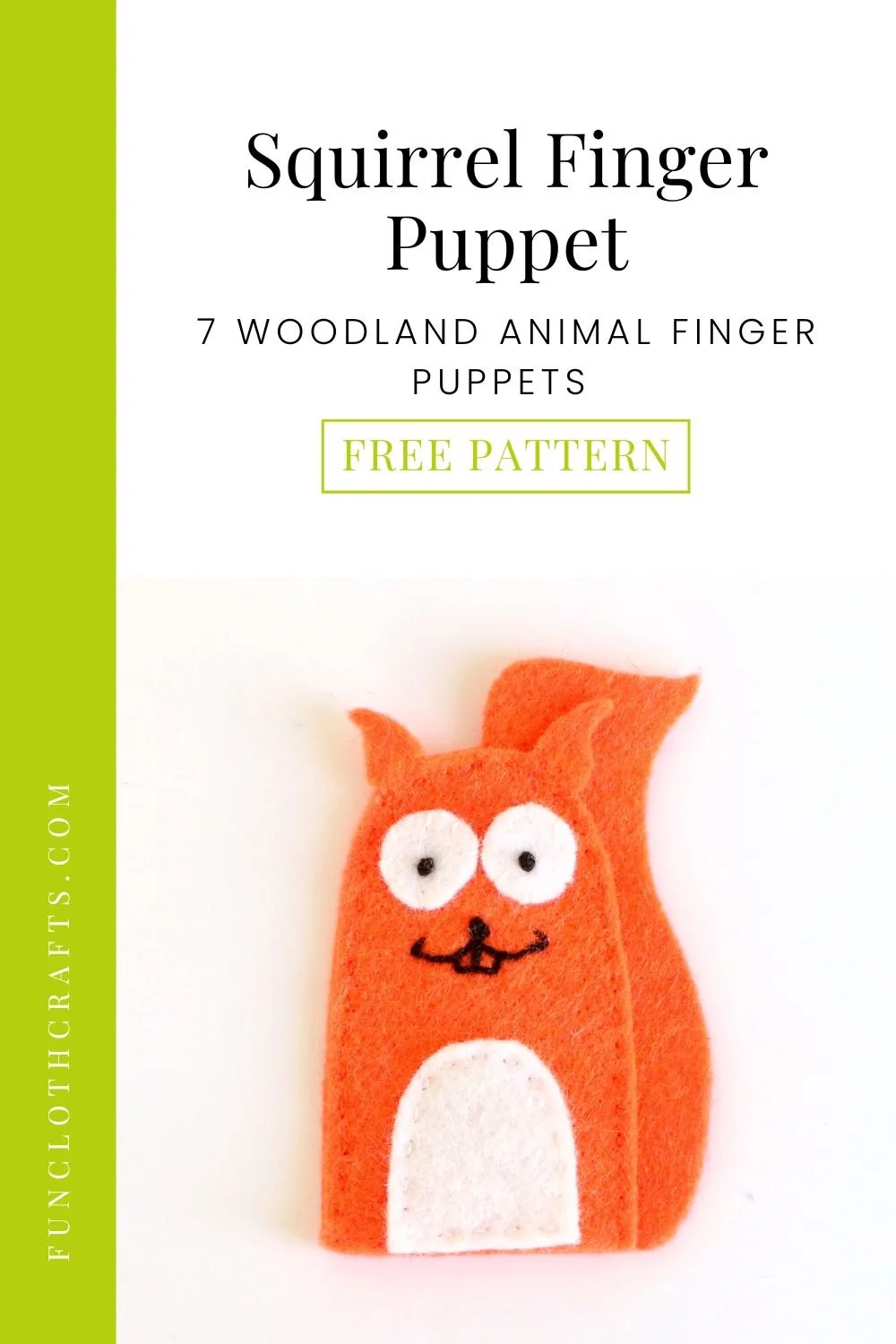 Squirrel finger puppet free pattern | Fun Cloth Crafts - Felt Craft ...