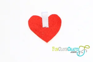 Felt Heart Keychain Craft Made by Kids | Fun Cloth Crafts - Felt Craft ...