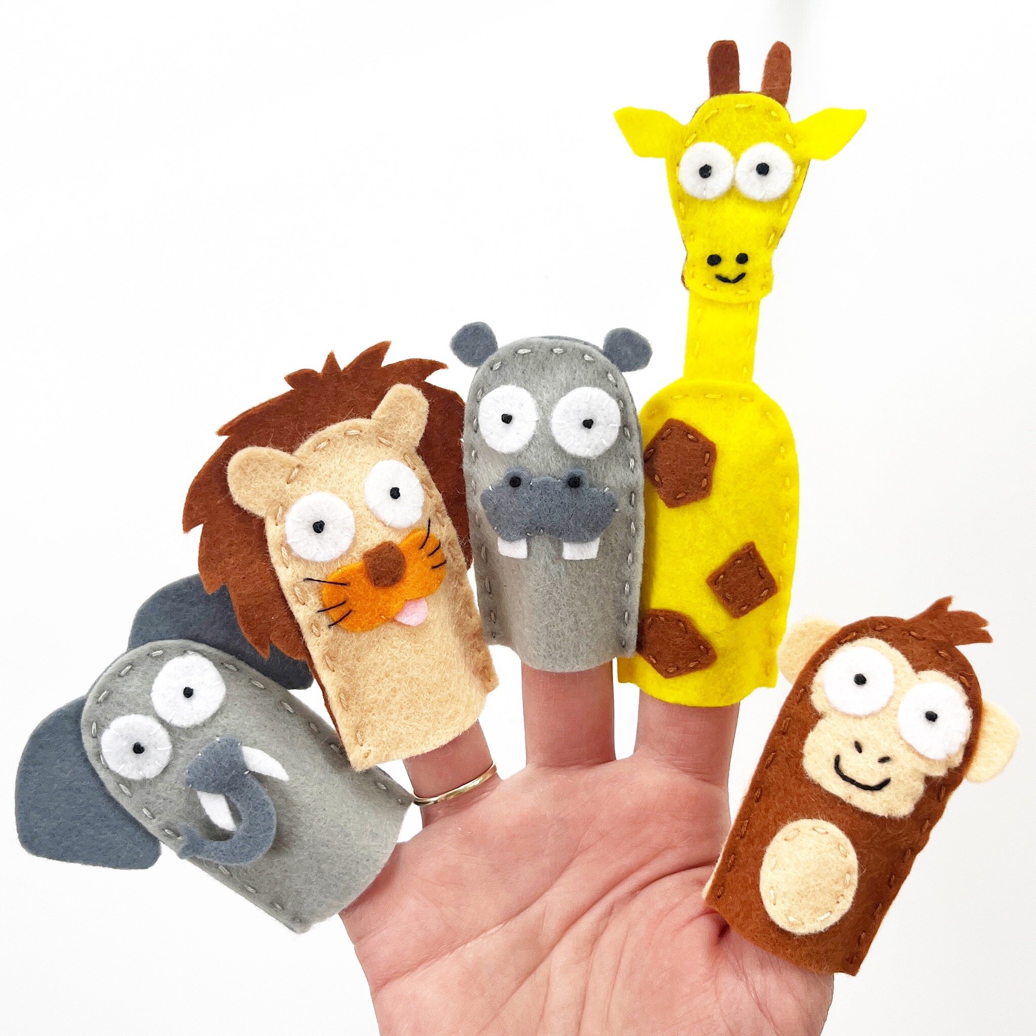The Best DIY Halloween Finger Puppets | Fun Cloth Crafts - Felt Craft ...