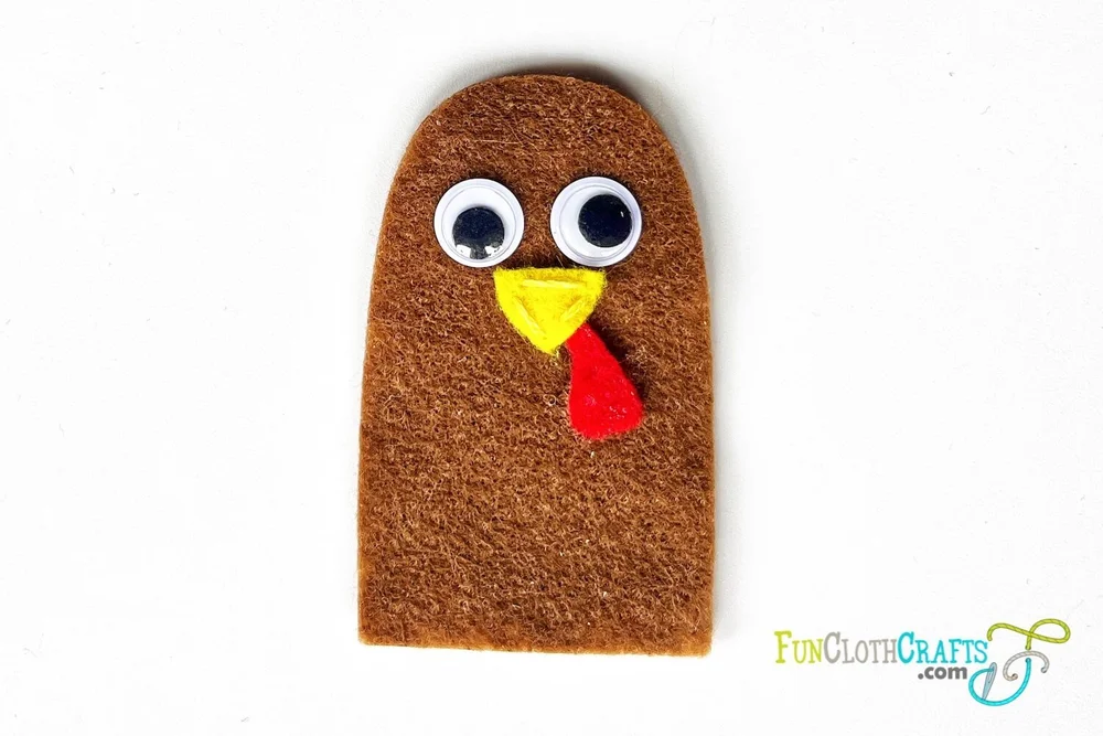 Thanksgiving Crafts: Turkey Finger Puppet (Free Pattern) | Fun Cloth ...
