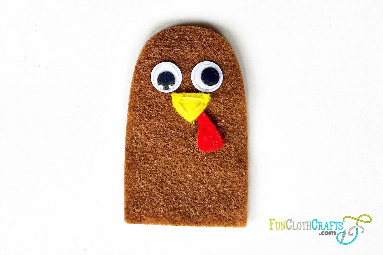 Thanksgiving Crafts: Turkey Finger Puppet (Free Pattern) | Fun Cloth ...