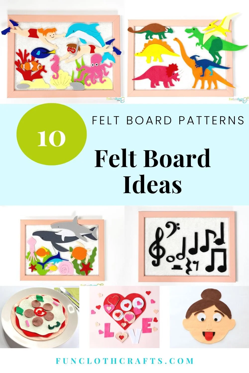 10 Best Felt Board Ideas and How to Make Them | Fun Cloth Crafts - Felt ...