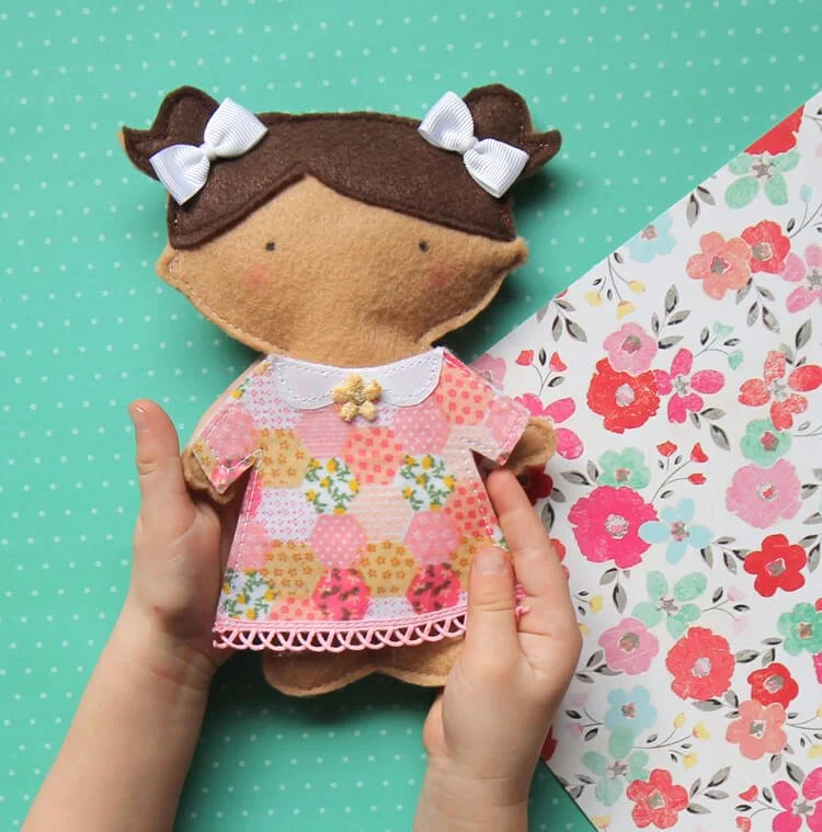 Felt Doll Patterns and Ideas | Fun Cloth Crafts - Felt Craft Patterns