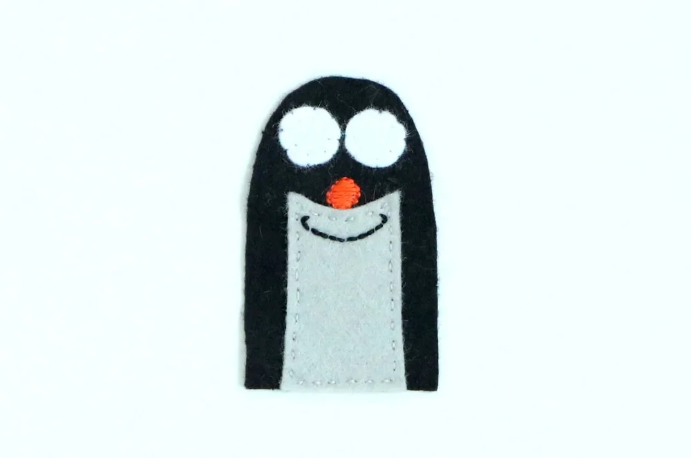 Mole finger puppet (free pattern) | Fun Cloth Crafts - Felt Craft Patterns