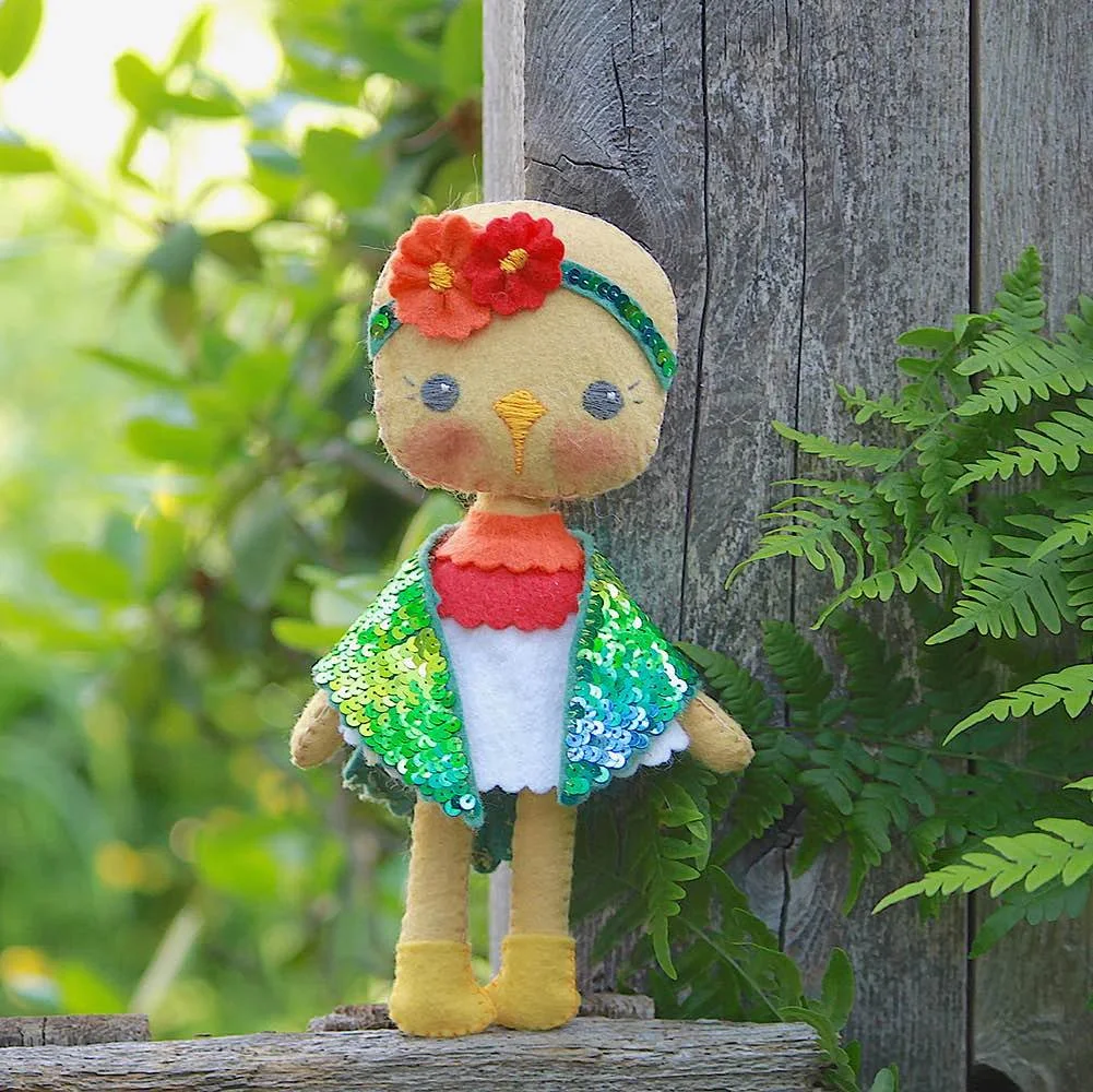Felt Doll Patterns and Ideas | Fun Cloth Crafts - Felt Craft Patterns