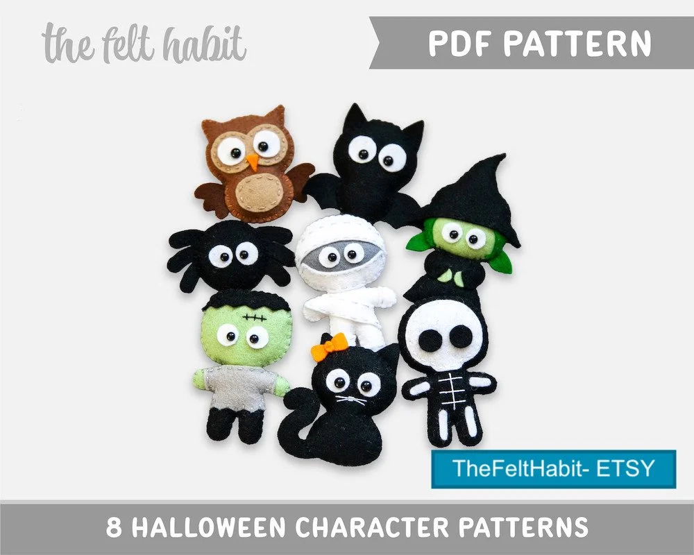 Hauntingly Beautiful: The Best DIY Felt Halloween Ornaments [Guide ...